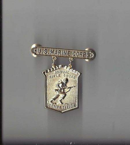 US Marine Annual Rifle Squad Competition in gold USMC USA Made | eBay