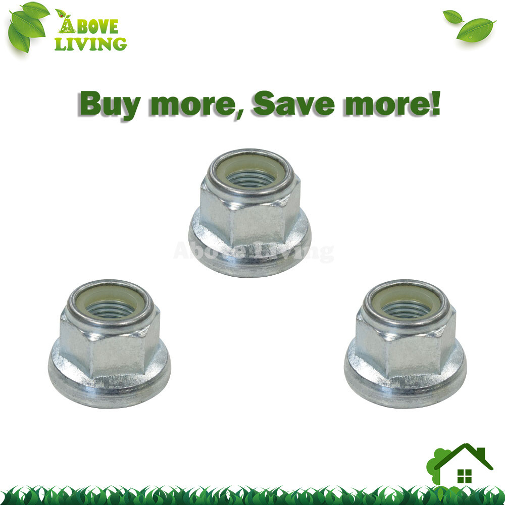 3Pcs Spindle Nut For Murray 30" 31" 38" Lawn Tractor 31201x51C ...
