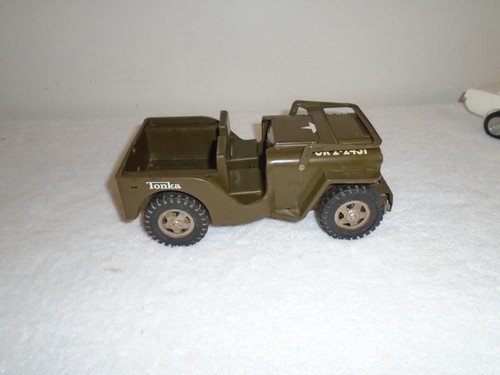 Vintage 1960's Tonka Green US Army Jeep Commander GR-2-2431 | eBay