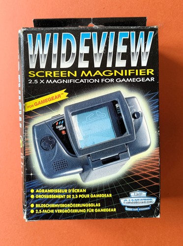 Sega Game Gear, Wideview Screen Magnifier, Gamegear, LMP Gamester ...