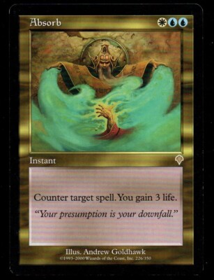 MRM ENGLISH/VO Absorption - Absorb MTG magic INV | eBay