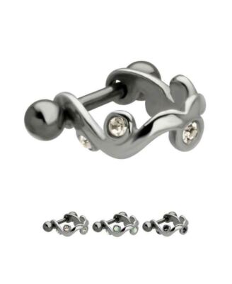 316L Surgical Steel Ear Cartilage Cuff Helix Shield 16 Gauge 16G | eBay