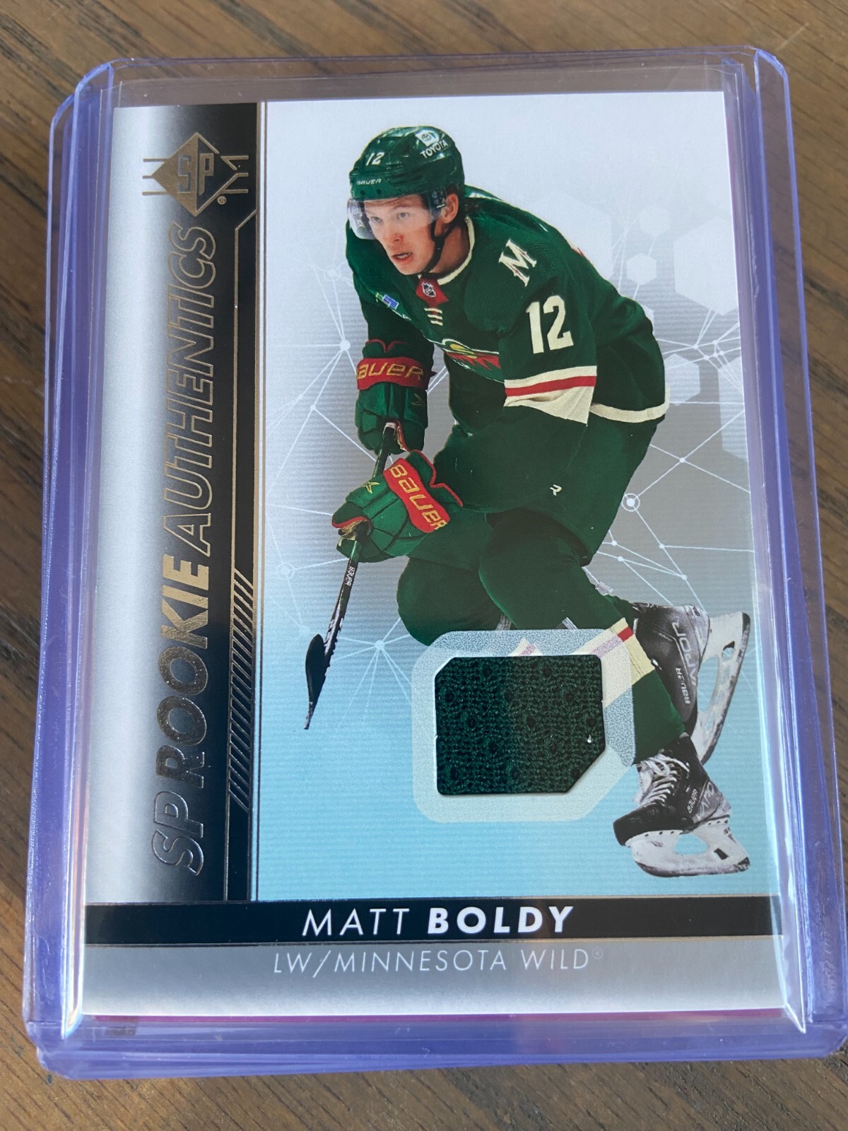 Matt Boldy - Minnesota Wild 2022-23 SP Rookie Authentic Patch Game Worn ...