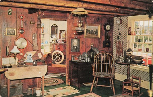 Postcard The Old Time Shop Interior E. Sandwich Massachusetts | eBay