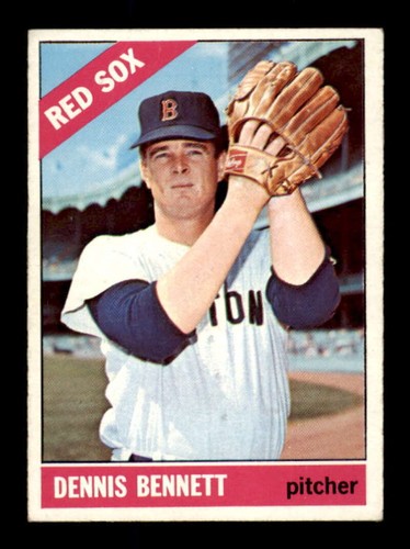1966 Topps #491 Dennis Bennett GVG Red Sox 247403 | eBay