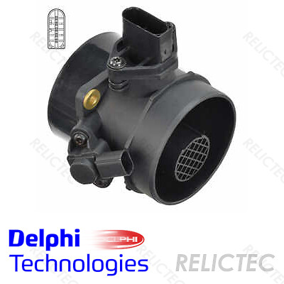 Mass Air Flow Meter Sensor MAF MB:W211,S211,S203,CL203,W203,W204,S204 ...