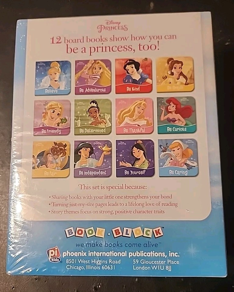 Disney Princess - I Can Be a Princess Board Books 12-Book Set NIB (Pre ...