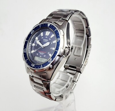 Men's Vintage ANALOG-DIGITAL Watch CASIO "Arnie" (2701) AMW-320R. Alarm ...