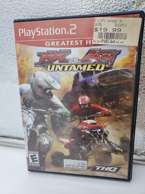 PS2 MX vs. ATV Untamed (Sony PlayStation 2, 2007) Complete 752919461235 ...