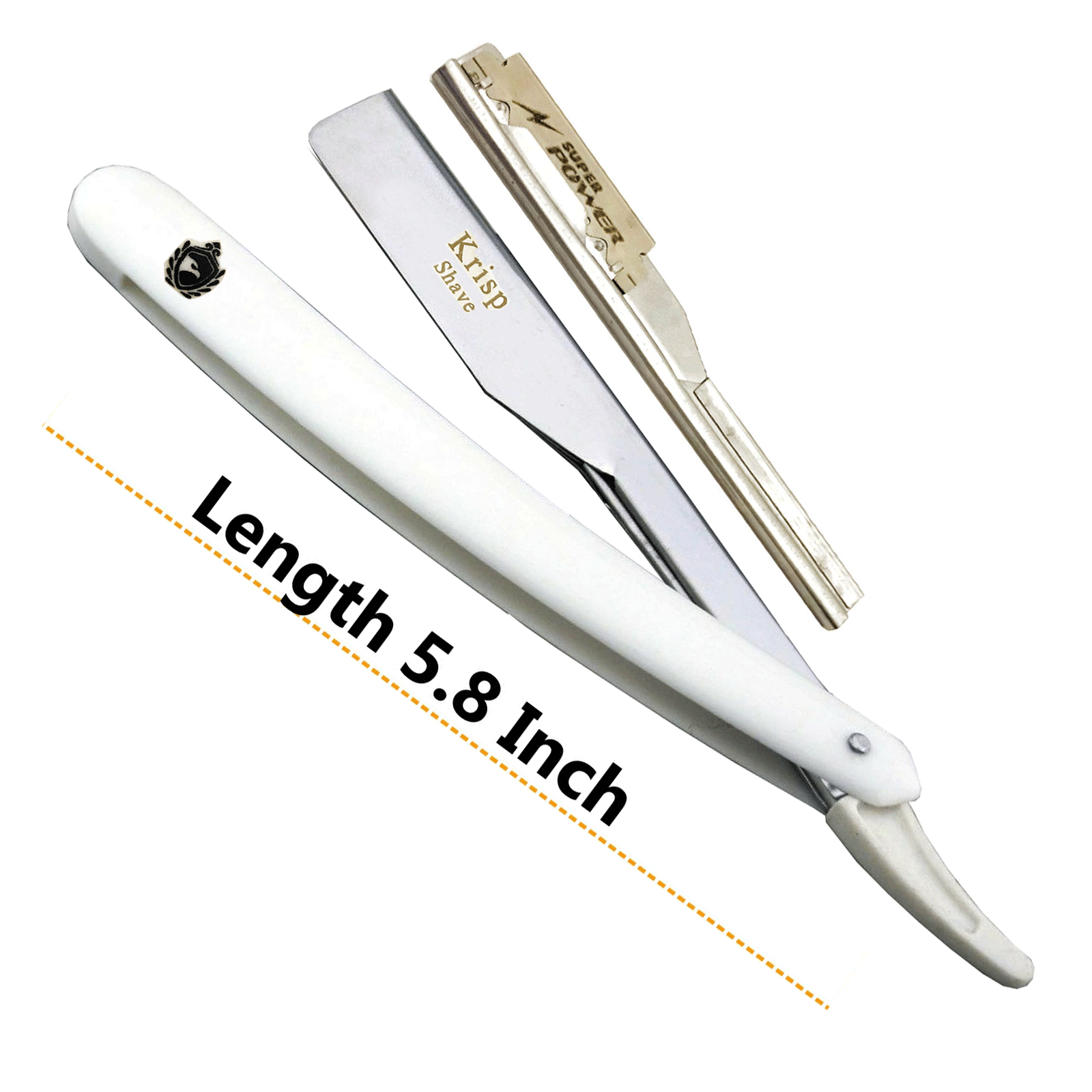 10 BLADES + BARBER BEARD CUT THROAT SHAVETTE STRAIGHT EDGE SHAVING ...