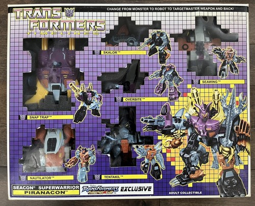 Rare Tfcc Botcon Transformer Timeline Seacon Combiner PIRANACON ...