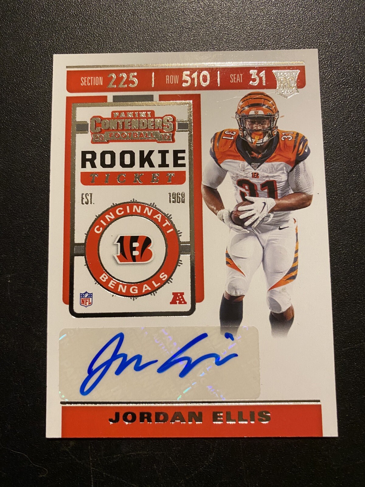 2019 Panini Contenders Jordan Ellis Rookie Auto | eBay