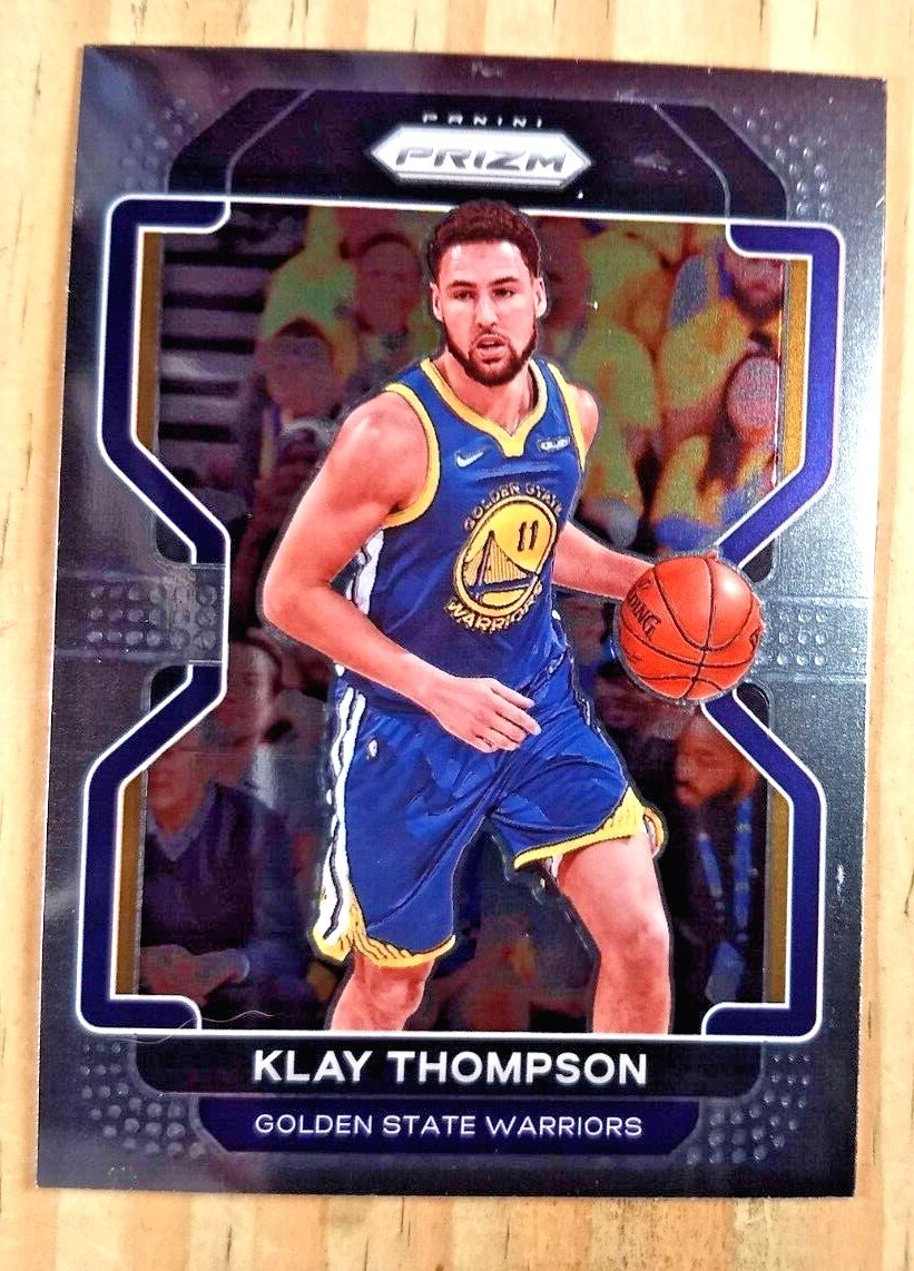 2021-22 PANINI PRIZM KLAY THOMPSON CARD#92 MINT GOLDEN ST WARRIORS | eBay
