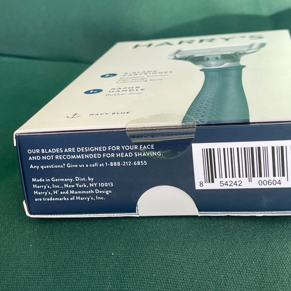 Harry's 5-Blade Men's Razor 1 Razor Handle + 2 Razor Blade Cartridges ...