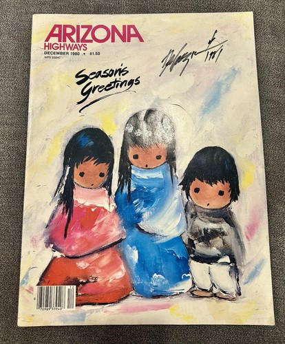 Signed Ted deGrazia Arizona Highways Magazine December 1980 | eBay