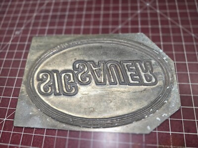 3D Leather Stamp Sig Sauer Size 7" x 4 1/4" | eBay