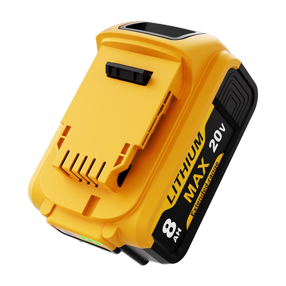 Pack For DeWalt 20V 20 Volt Max 8.0AH Lithium Ion Battery DCB206-2 ...