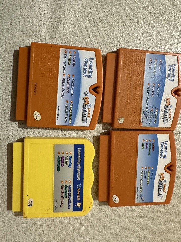 Vtech Vsmile Game Cartridges Lot Of 4 | eBay
