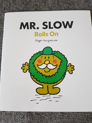 Mr. Slow Rolls On Large Size Mr Men Book New | eBay