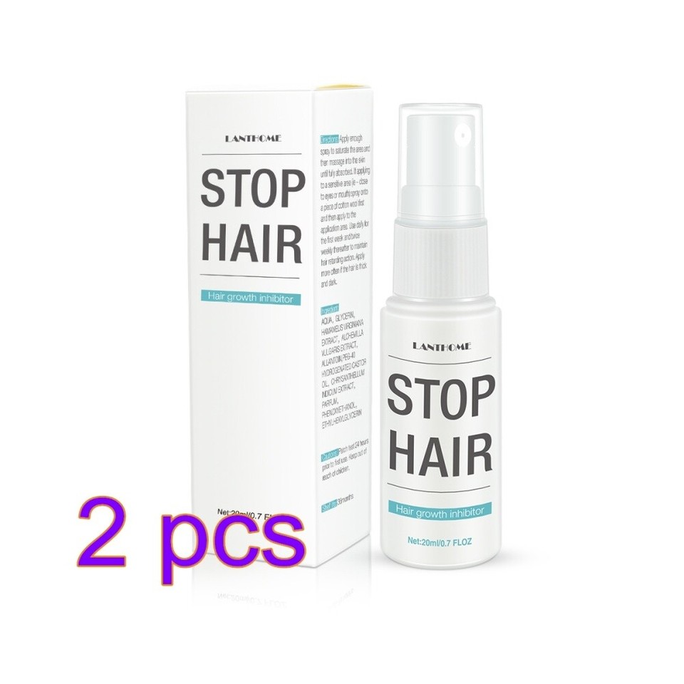 Hair Removal Spray Natural Painless Permanent Depilatory Cream Stop ...