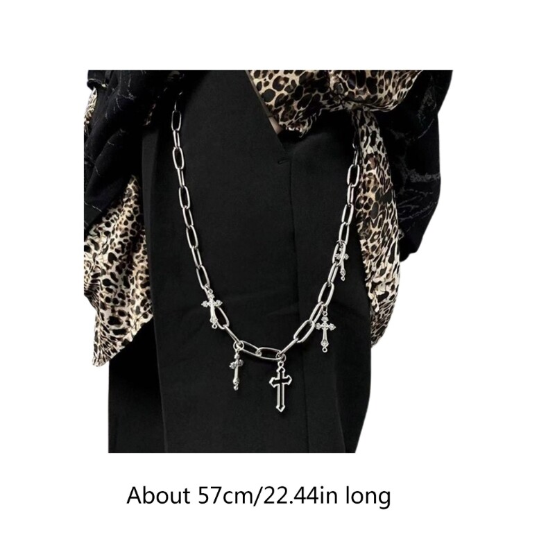 for Cross Hip Hop Pant Chains Body Jewelry Single Layer Waist Chain for ...