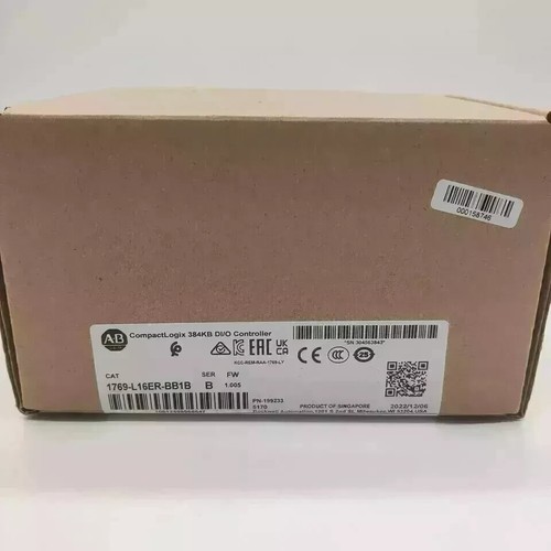 New Allen-Bradley 1769-L16ER-BB1B /B CompactLogix 384KB DI/O Controller ...