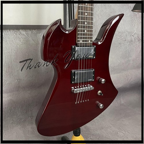 Custom Mockingbird Red Brown 6 Strings Electric Guitar HH Pickups Maple ...