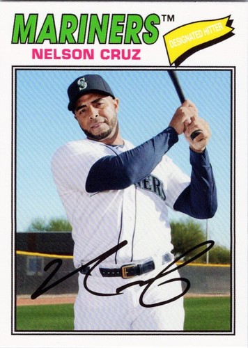 2018 Topps Archives #135 Nelson Cruz Seattle Mariners | eBay