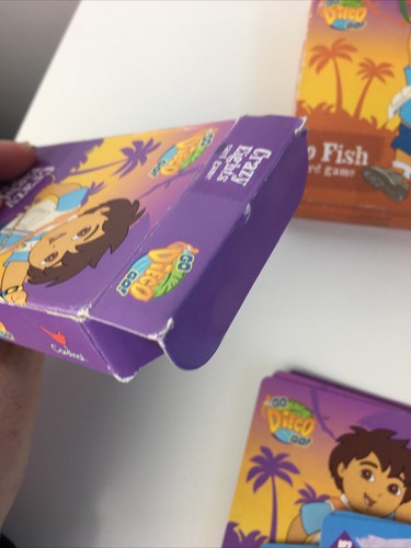 Go Diego Go! Crazy Eights and Go Fish card set 2006 childrens games toy ...