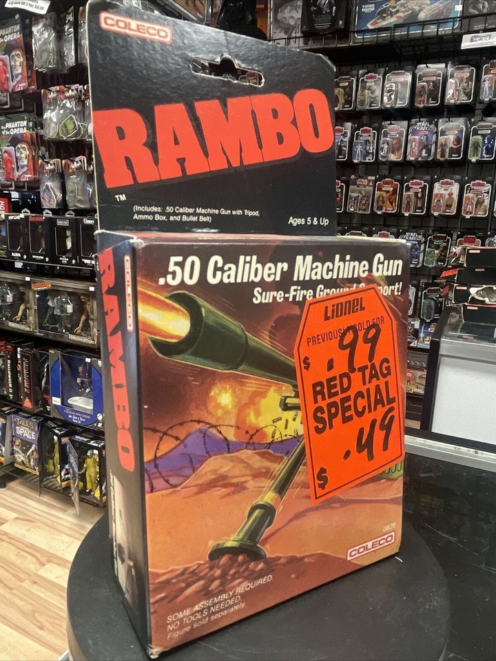 50 Caliber Machine Gun Toy (Vintage Rambo 1986, Coleco) | eBay