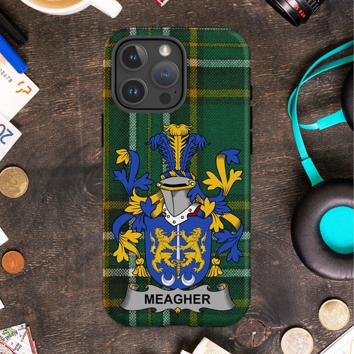 Meagher Irish Surname family Crest Cell phone cover | eBay