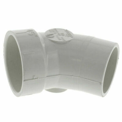2" PVC Street 45 Degree Elbow Socket DWV 45 Hub x Spigot | eBay