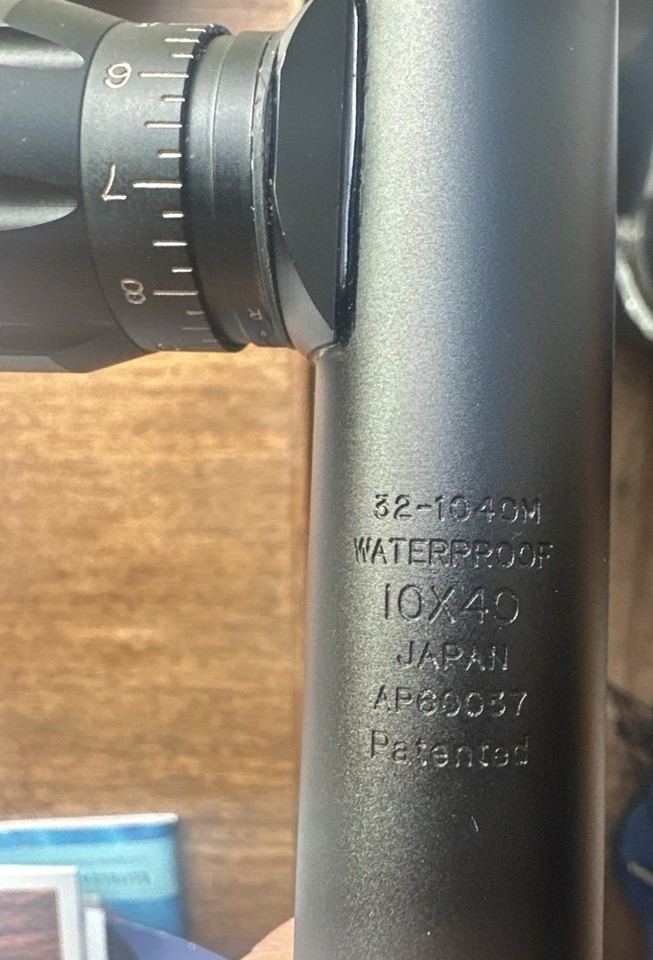 Bushnell Elite 3200 10x 40mm Black Rifle scope with Leupold Anti-Glare ...