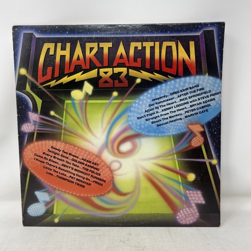 Chart Action 83 (1983) Vinyl LP • Poilce, Peter Gabriel, Marvin Gaye, K ...