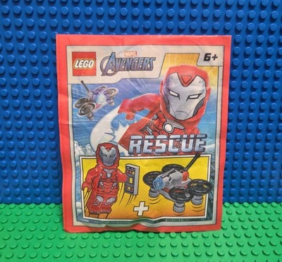 LEGO Pepper Potts Rescue Minifigure W Drone 242217 sh0665 Marvel CMF ...