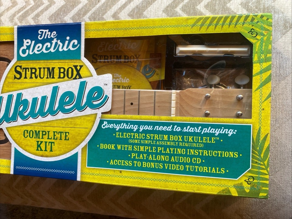 * THE ELECTRIC STRUM BOX UKULELE COMPLETE KIT * NEW IN BOX * GREAT ...