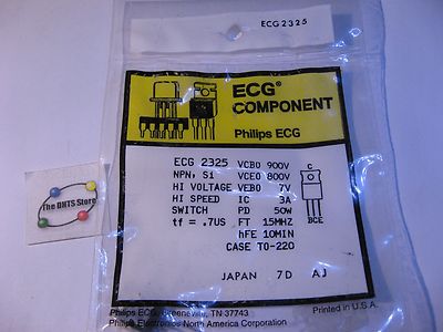 ECG2325 Power Transistor NPN Philips ECG NTE2325 - NOS Qty 1 | eBay