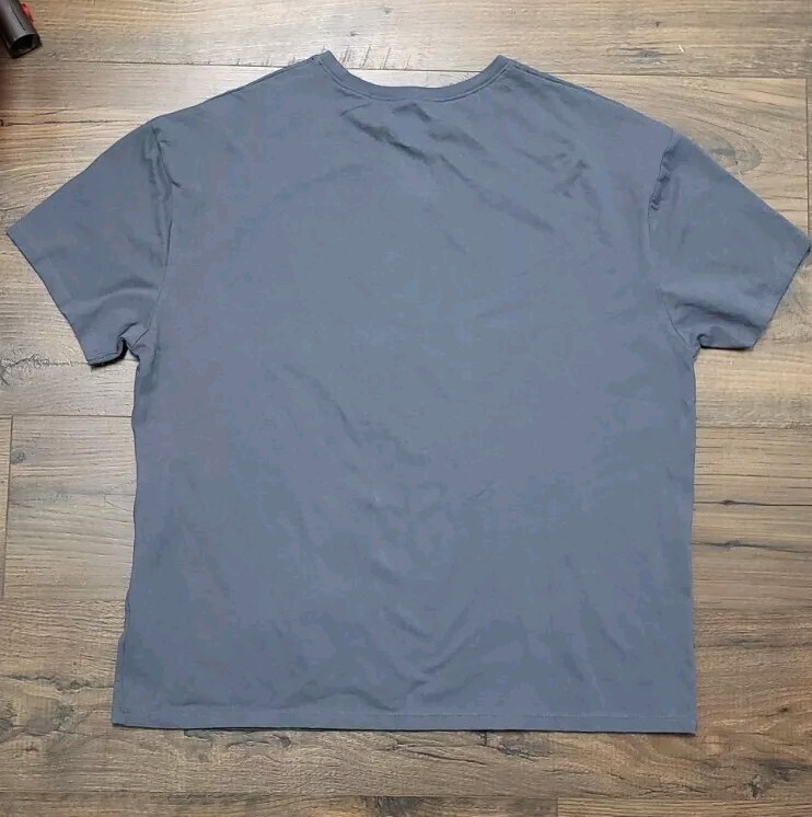 ACDC T-Shirt Medium Gray Heart Flame Fire Rock & Roll Perryscope ...