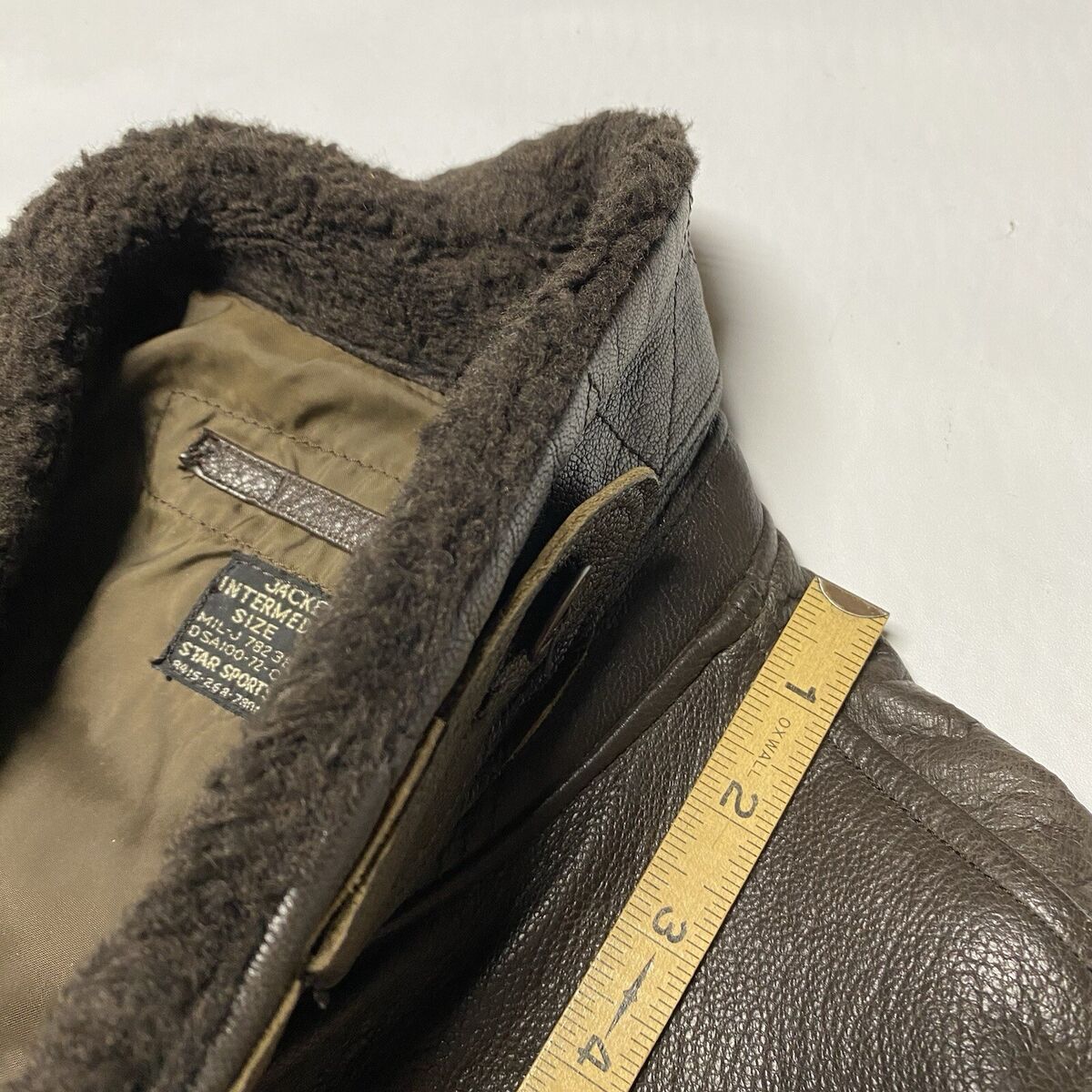 Vintage Military G-1 Leather Bomber Jacket Star Sportswear Vintage Military G-1 Leather Bomber Jacket Star Sportswear