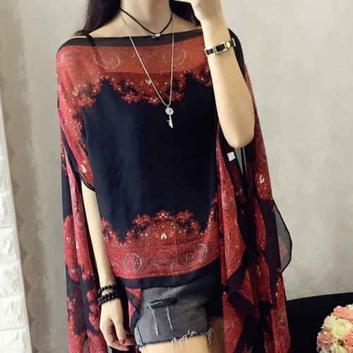 Women Chiffon Hijab Scarf Turban Shawl Wraps Stole Sun-protection Head ...