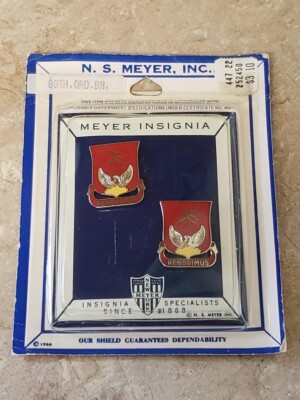 80th Ordnance Unit Crest DUI (Sealed) | eBay