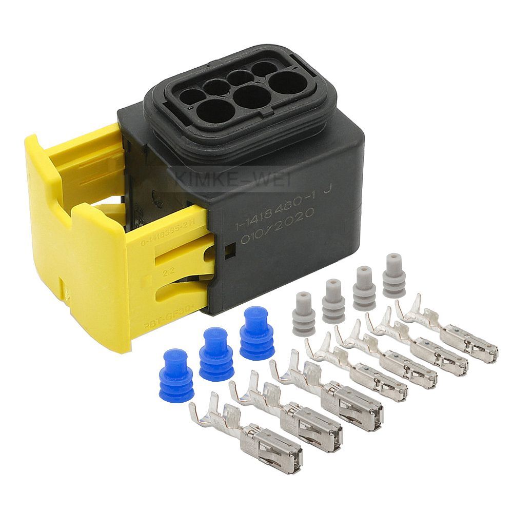7 Way/Pin TE HDSCS Automotive Male Female Waterproof Connector Plug ...