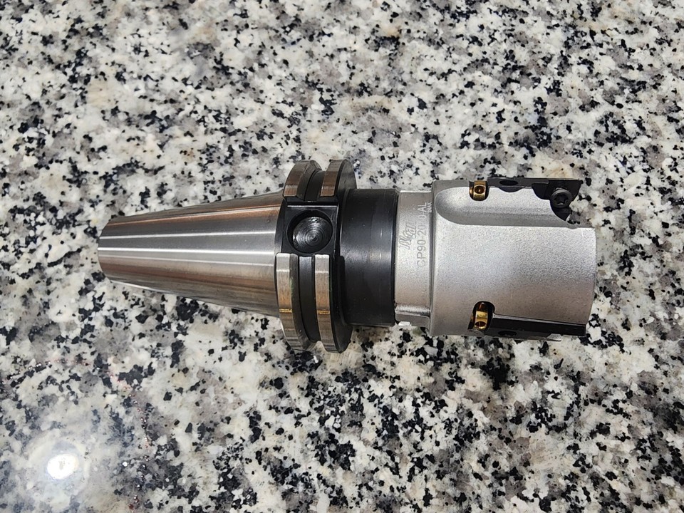 2" Face mill / Shell Mill 3 Flute Indexable TyCarb TCP-90 w/ 40° Taper ...