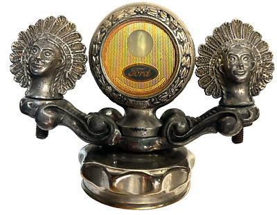 UNUSUAL MODEL A FORD RADIATOR CAP MASCOT WITH BOYCE MOTOMETER | eBay