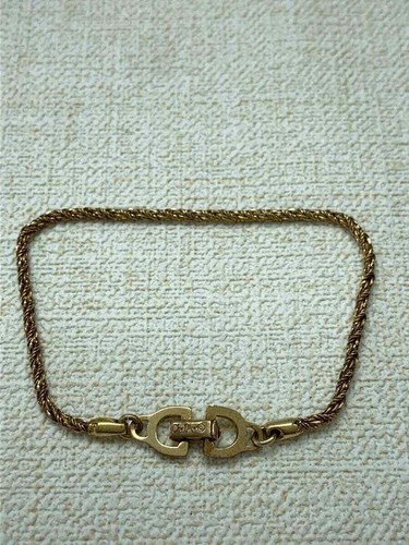 Christian Dior Rope Chain Bracelet -- GLD Men | eBay