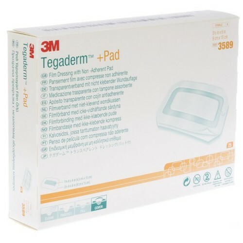 *25-Pieces* 3M Tegaderm +Pad Film Dressing With Non-Adherent Pad ...