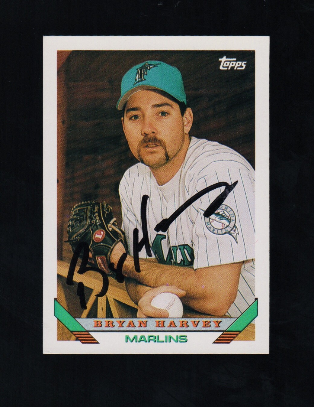 1993 Topps Bryan Harvey Signed Autograph #439 Baseball Card | eBay