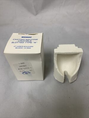 Wesgo Casting Machine Crucible Slotted Type “A” NEW IN BOX CLOSEOUTS | eBay