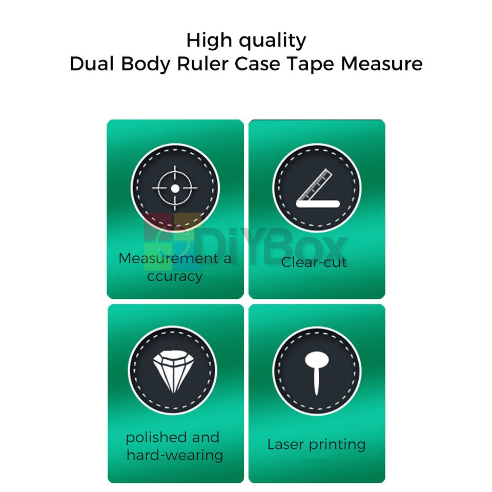 Steel Ruler Roll Metric Tape Measure Meter Ruler Retractable ...