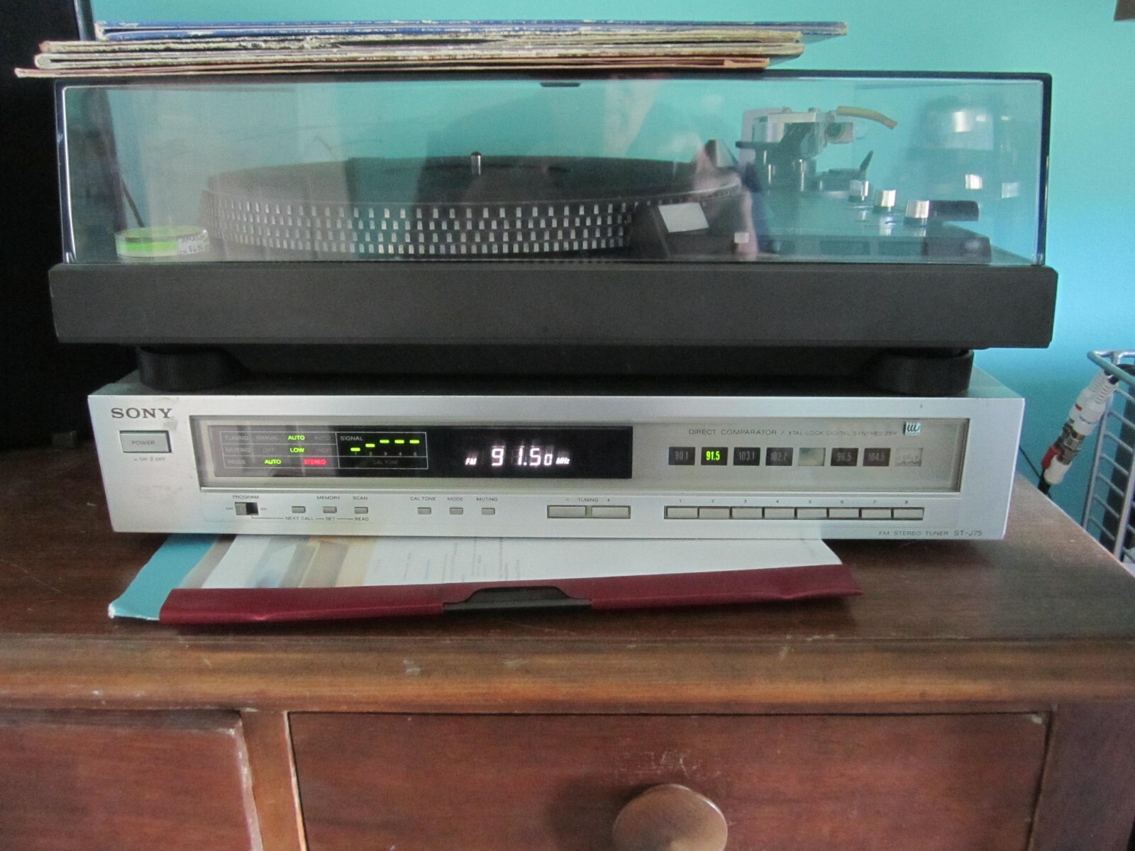 SONY ST-J75 FM Tuner Highly Rated FM only, Silver Faced Audiophile ...